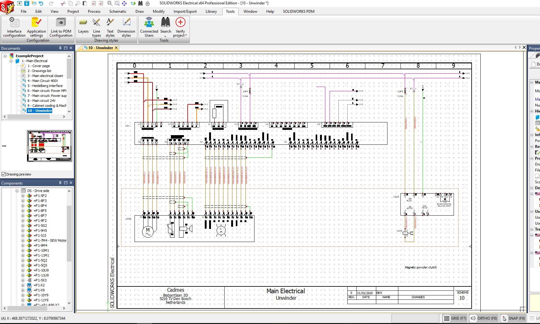 Formation SOLIDWORKS Electrical Schematic